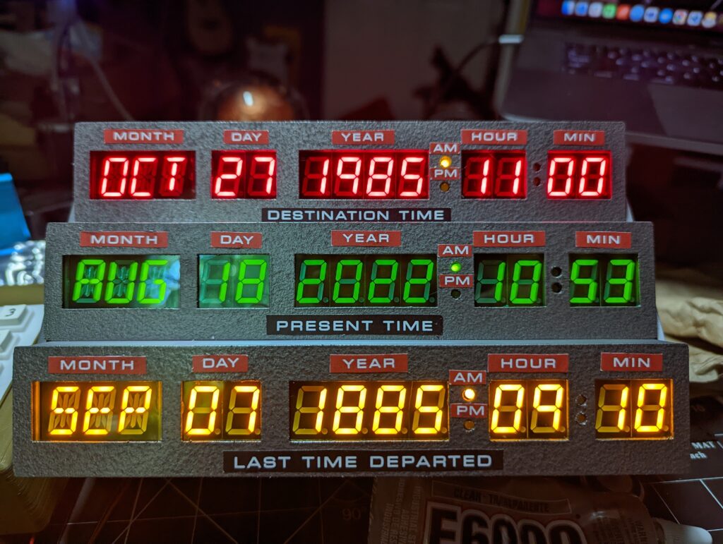 Time Circuits – Back To The Future – Pixel Props Store